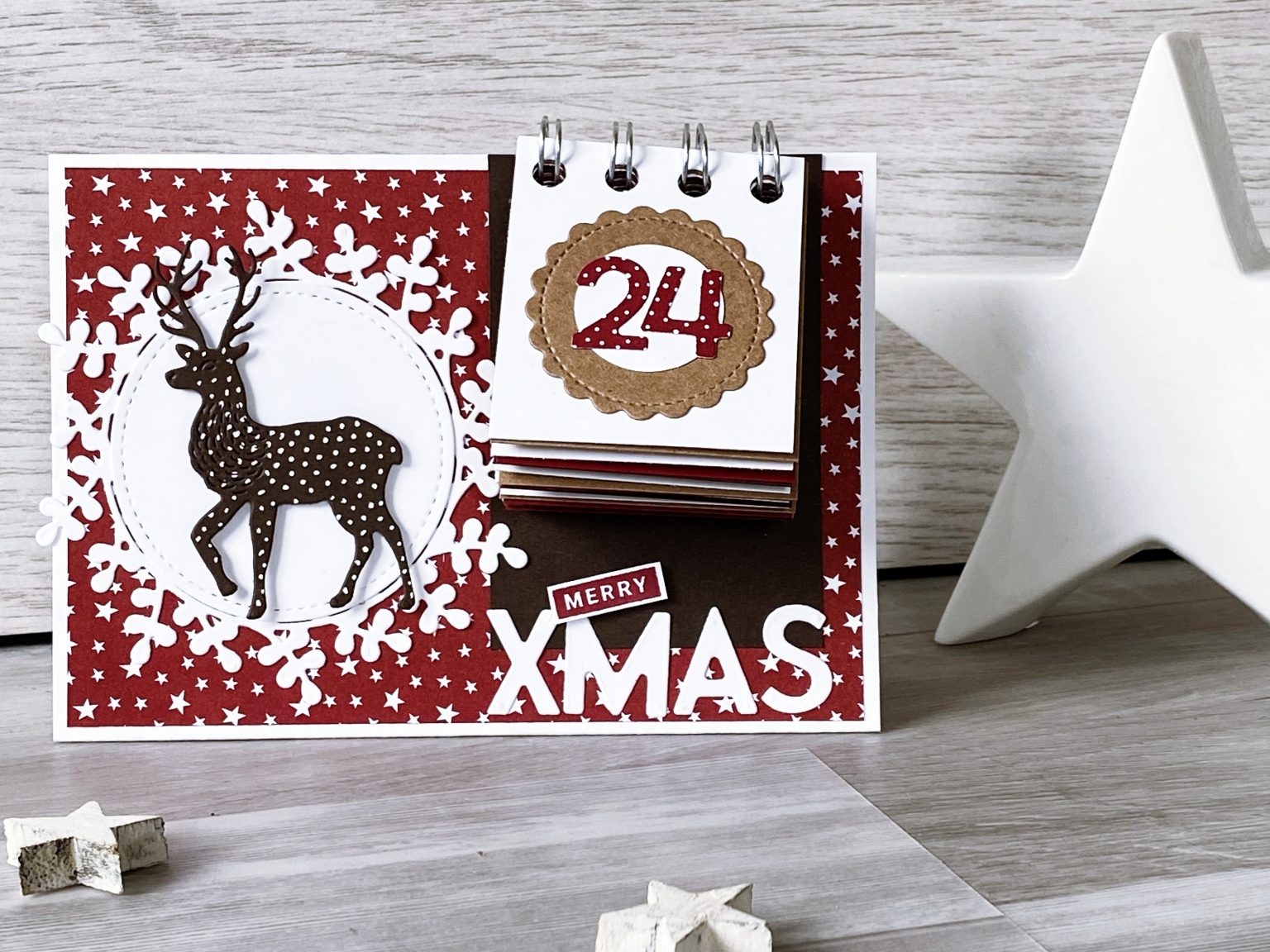 Adventskalender-Karte oder Weihnachts-Countdown - Stempelfantasie ...