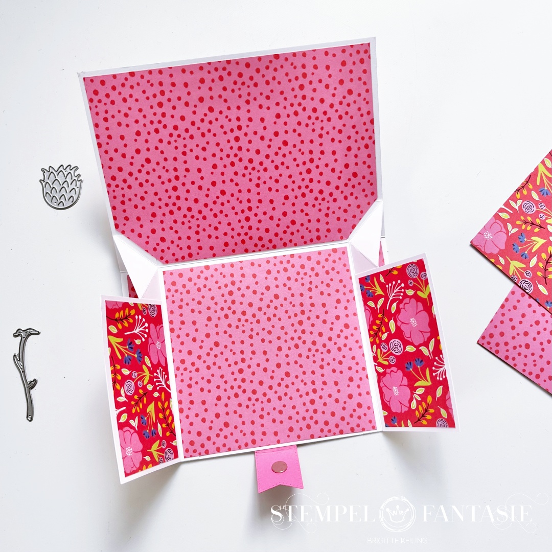 Dual-Pop-Up-Card in knalligen Farben - Stempelfantasie • Brigitte ...