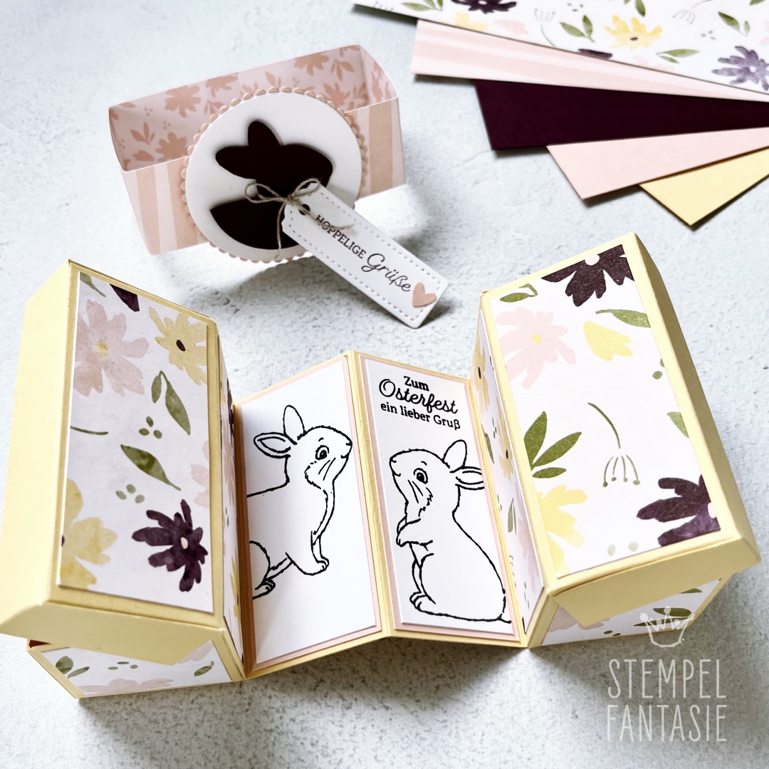 Doppelbox mit Banderole zu Ostern - Stempelfantasie | Stampin‘ Up ...